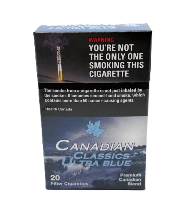Canadian Classics Ultra Blue Carton – smoke signals canada